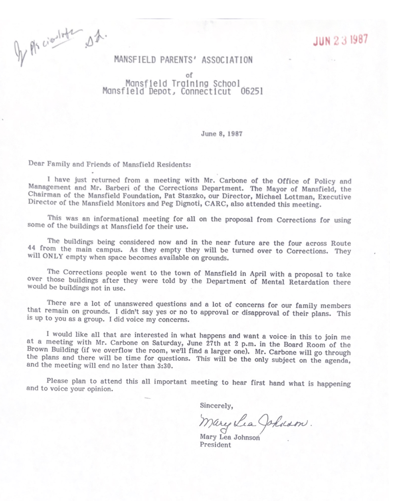 CT Department of Corrections, CT DMR, and MTS | The Mansfield Training ...